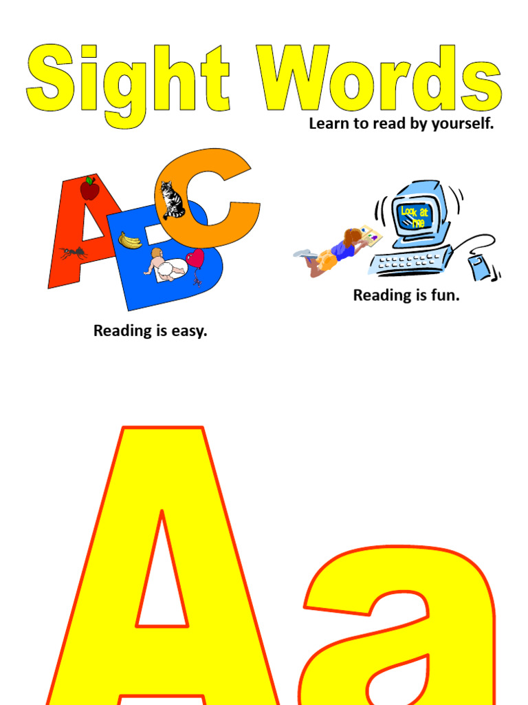 Essential Sight Words for Early Readers | PDF