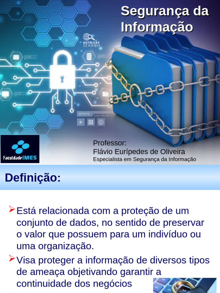 Fundamentos da Segurança da Informação | PDF | Segurança da informação ...