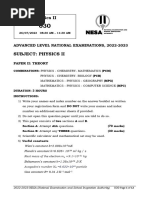 PHYSICS-THEORY-AND-PRACT-S5 by NESA 2023 EXAM | PDF | Waves | Nuclear Power