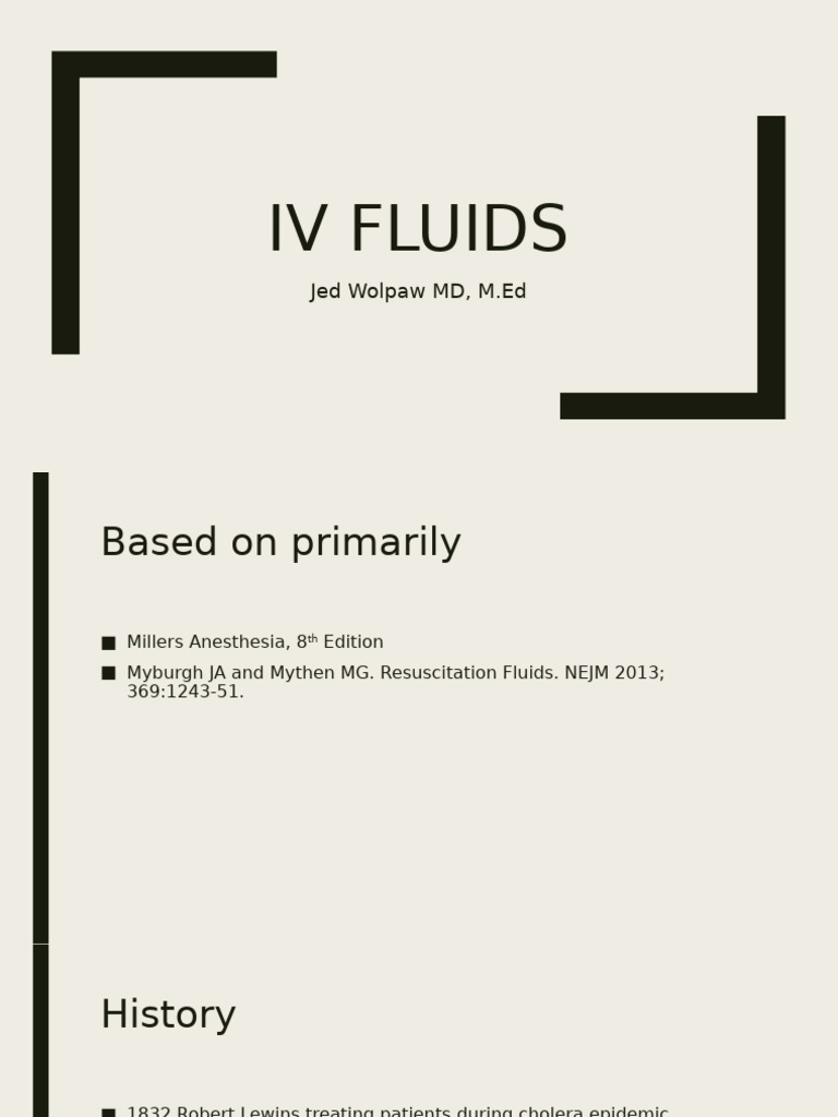IV-Fluids | PDF | Sepsis | Medical Specialties