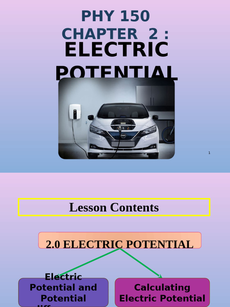 Chapter 2. Electric Potential | PDF | Voltage | Vacuum Tube