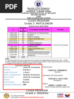 DLL Cover Page Template | PDF