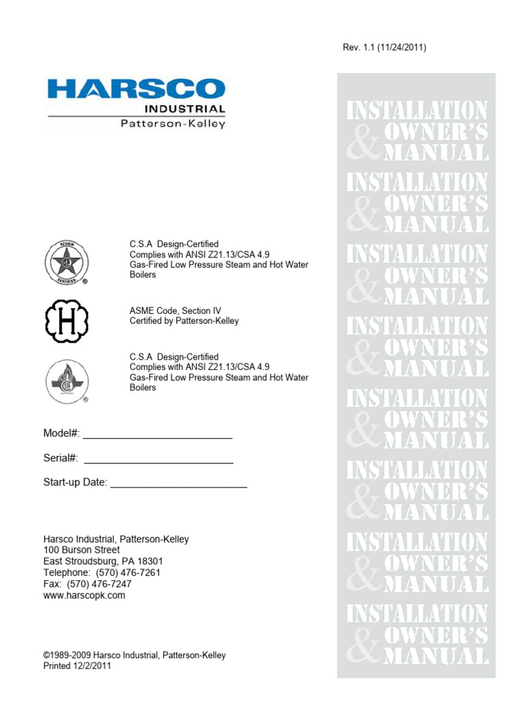 TBIG 2011 Thermific Owners Manual 58e98b665c | PDF | Boiler | Chimney
