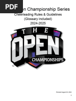 USASF Cheer Rules 25-26 | PDF | Anatomical Terms Of Motion | Cheerleading