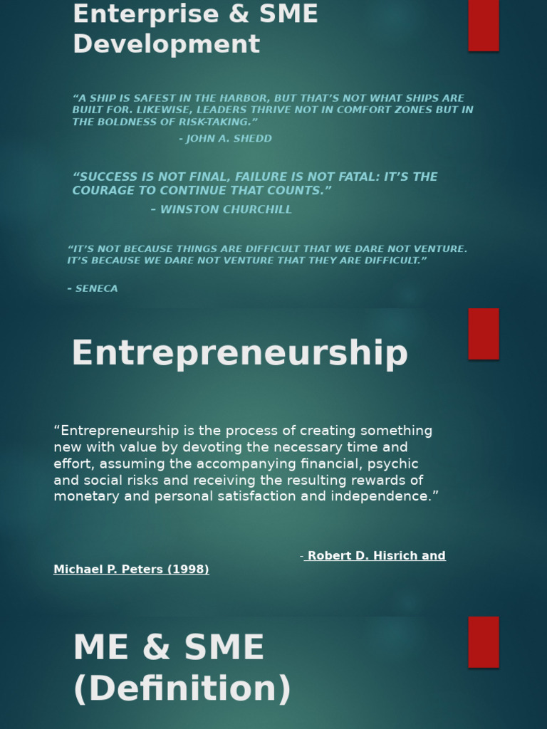 Enterprise Development Strategies for SMEs | PDF | Entrepreneurship ...