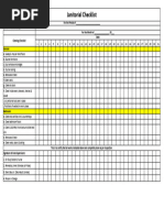Patient Room Readiness Check List | PDF