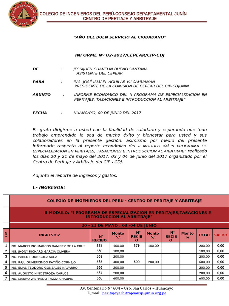 Informe Final Ii Peritaje SS | PDF