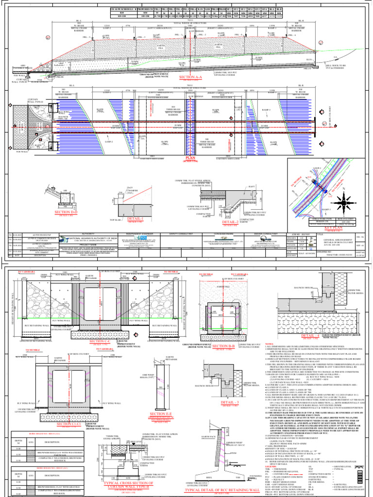 Section A-A: Ground Improvement (Refer Note No.14) | PDF | Civil ...