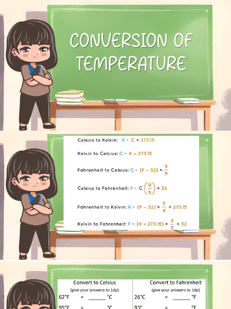Temperature Time English To Metric and Vice Versa | PDF