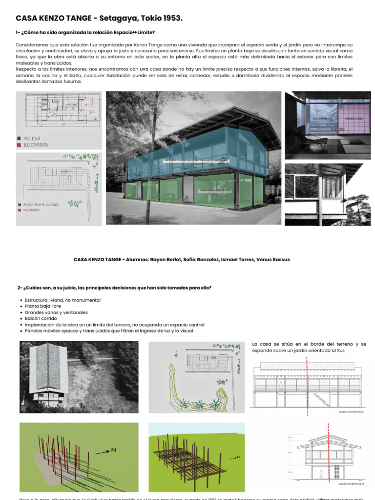 Casa Kenzo Tange | PDF