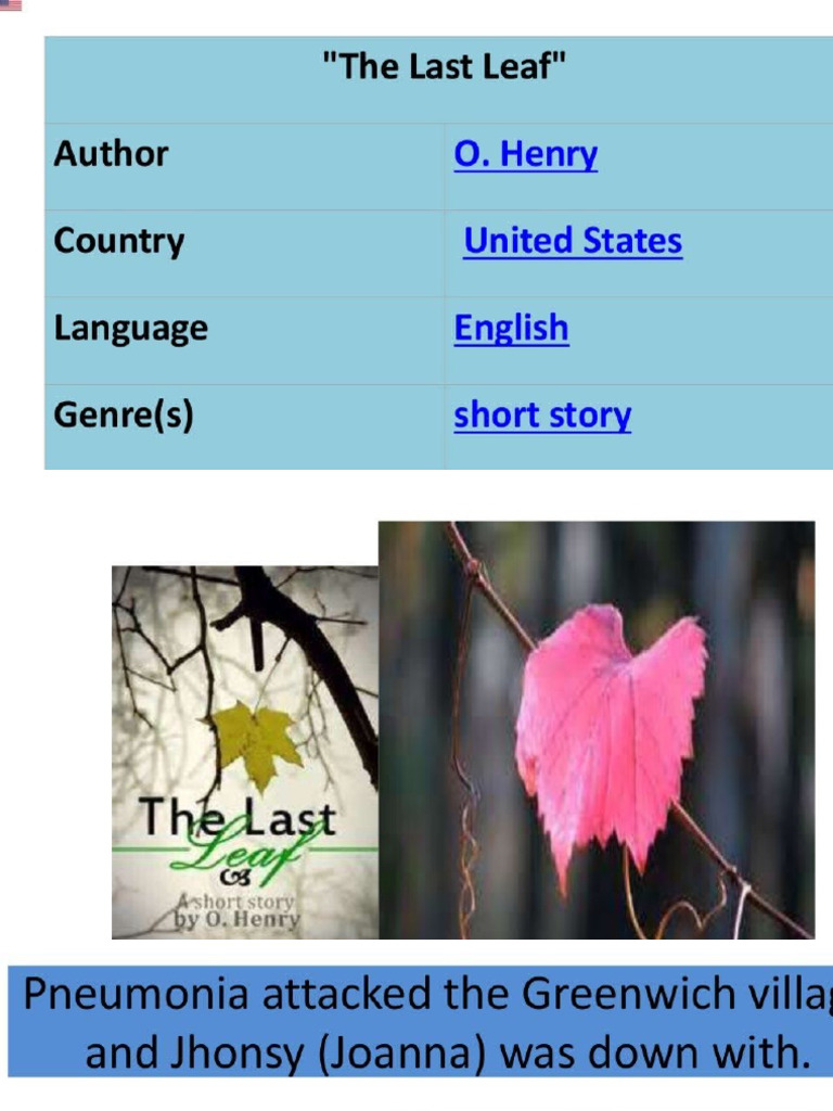 Chapter 7 The Last Leaf | PDF