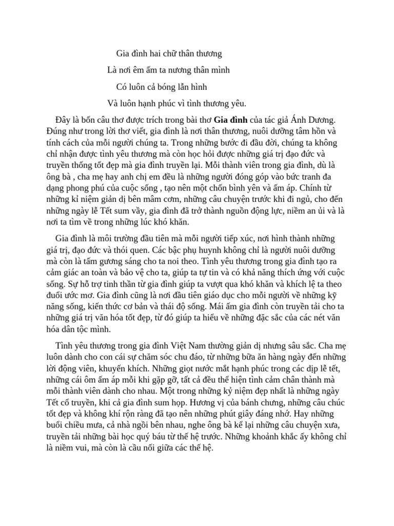 Gia Đình Hai CH Thân Thương | PDF