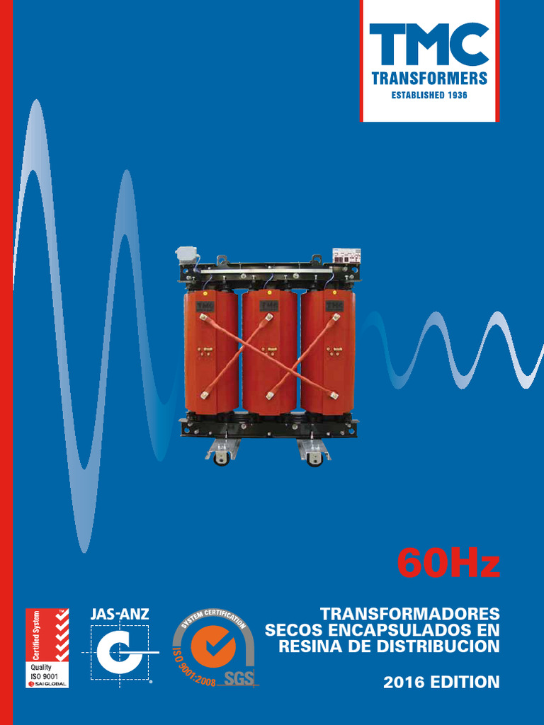 Transformadores Encapsulados TMC | PDF | Transformador | Aislador (Electricidad)