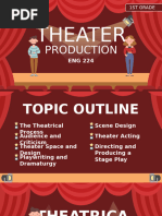 Key Elements of Theater Production | PDF | Theatre | Entertainment