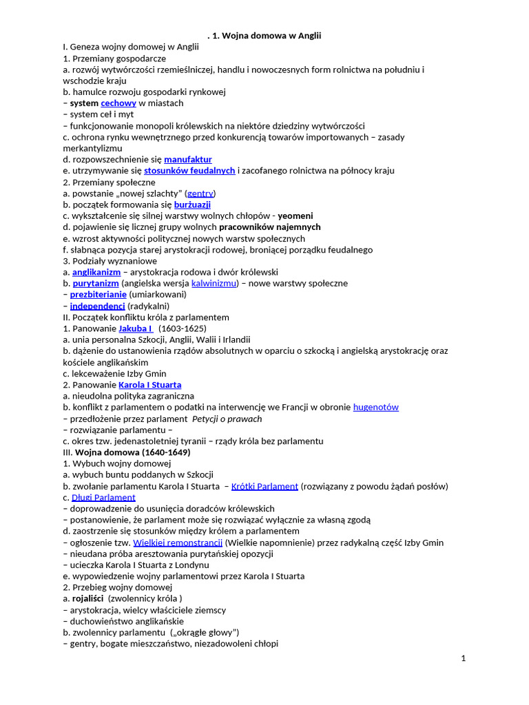 Dzia III Europa W XVII W. ZR | PDF