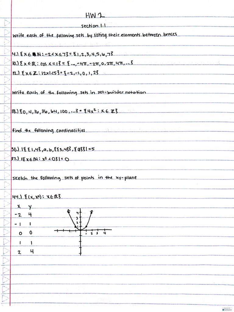 HW2 Foundation of Math | PDF