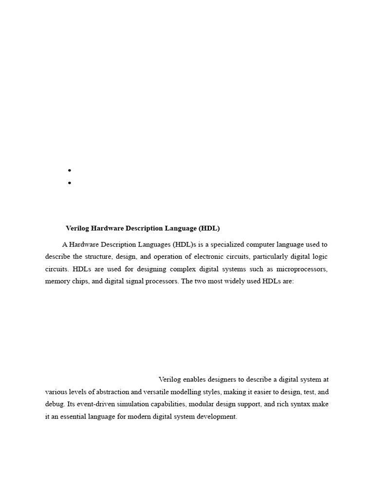 Experiment 10 - Half-Adder Using Verilog Devices and Digital IC | PDF ...
