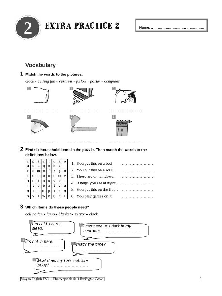 Extra Practice Unit 2- 2 | PDF