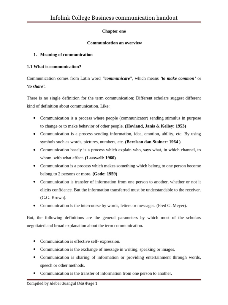 Understanding Communication Basics | PDF | Nonverbal Communication ...