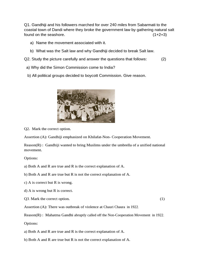 Worksheet 2 (New Objective Questions) | PDF | Politics