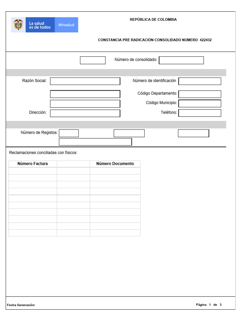 Reporte Constancia Pre Radicacion | PDF | Informática
