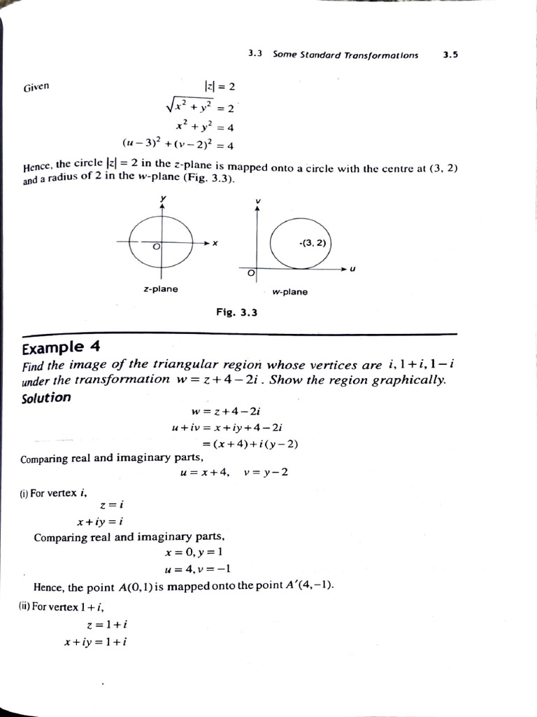 Complex Mapping Transformations | PDF | Geometry | Euclidean Geometry