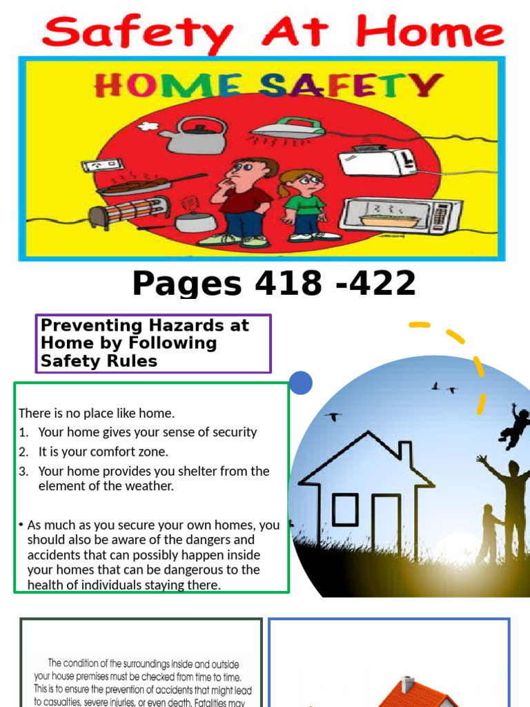 Home Safety | PDF | Safety | Occupational Safety And Health