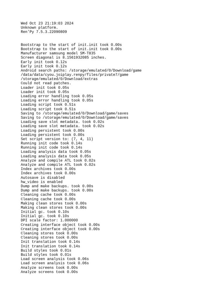 log | PDF | Booting | Computer Data Storage