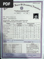 12th Marksheet | PDF
