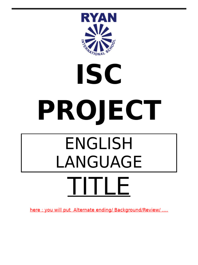 Isc Project | PDF | Art