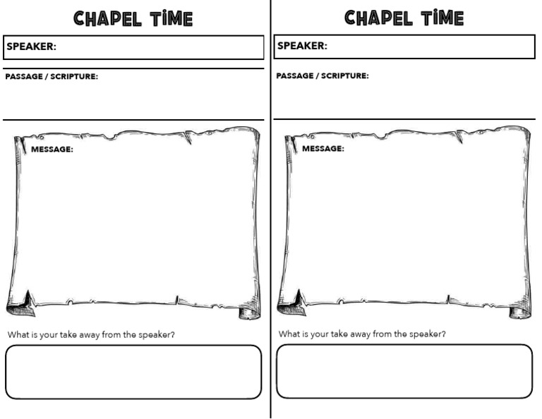 Chapel Time | PDF