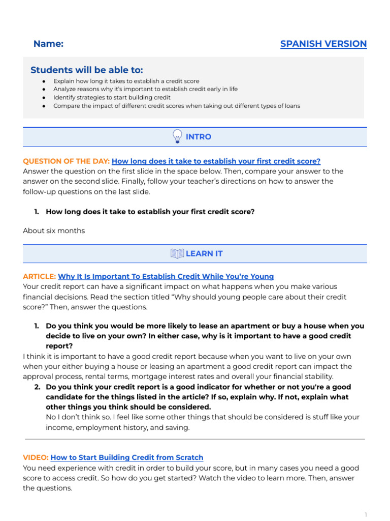 Build Credit From Scratch | PDF | Credit Card | Credit