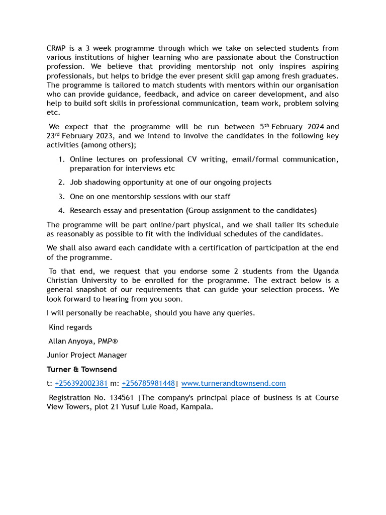 CMRP 021223 | PDF | Business | Computers