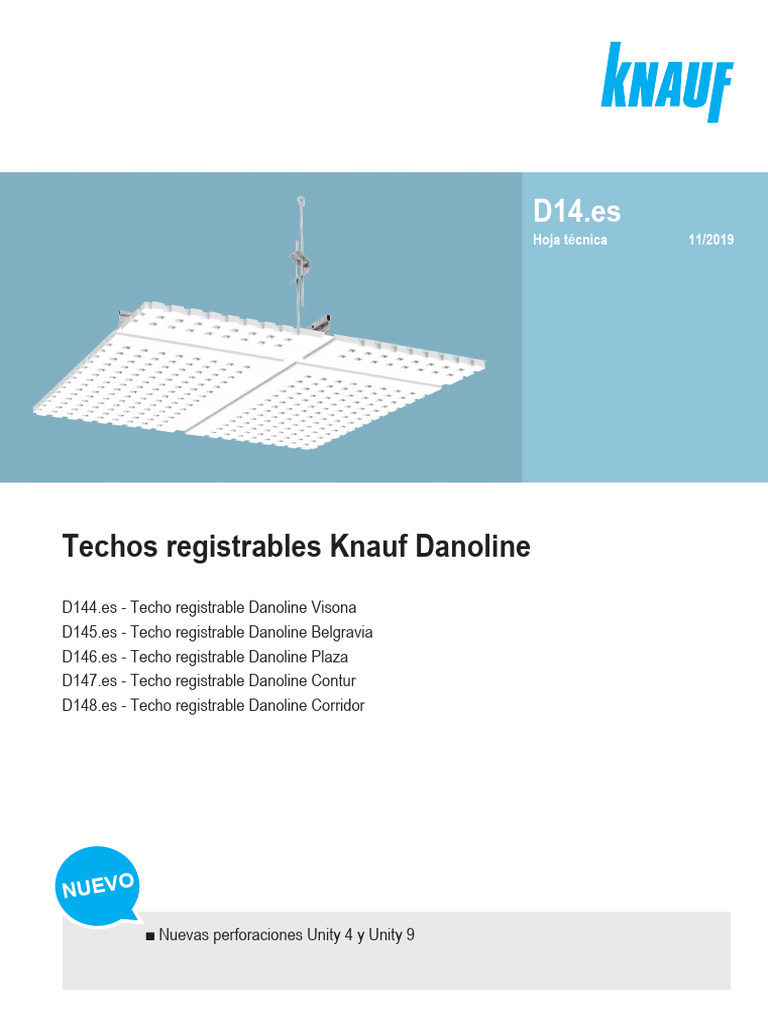 D14.es Techo Registrable Danoline (2019-11) | PDF