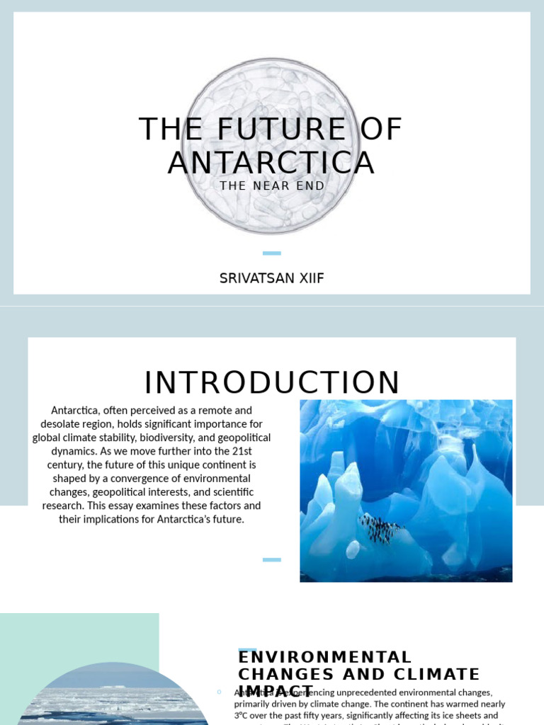 Antarctica's Future: Climate & Geopolitics | PDF | Antarctica | Sea ...