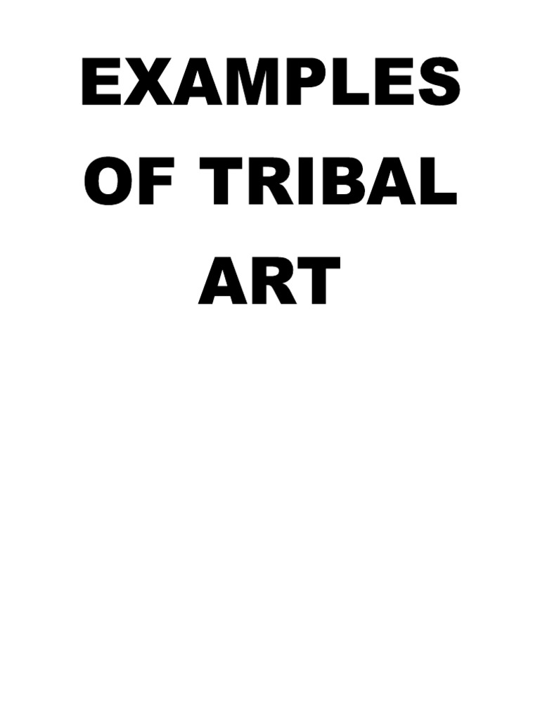 Indian Tribal Art Forms Explained | PDF