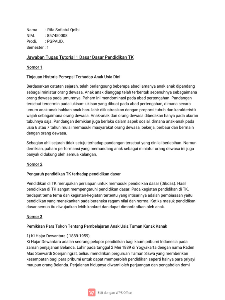 TT1 Dasar Dasar | PDF