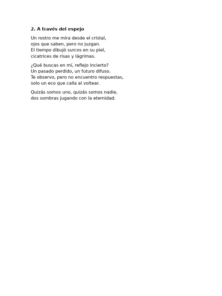 Poema 2 | PDF