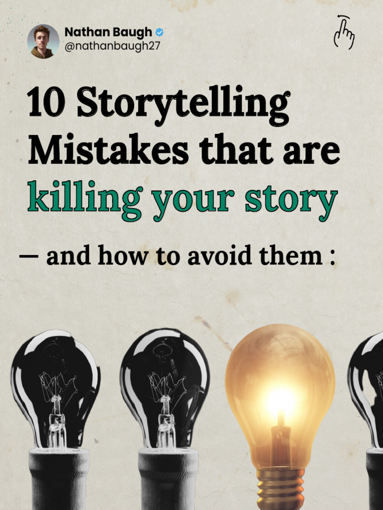 10 Storytelling Mistakes to Avoid | PDF | Home & Garden | General Fiction