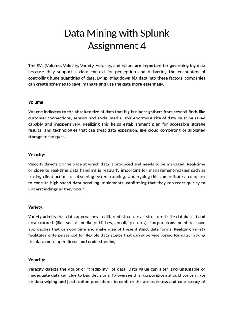 DMS Assignment 4 | PDF | Data | Big Data