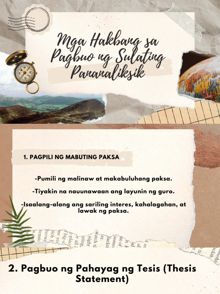 Introduction To Geography Education Presentation in A Brown and Beige ...