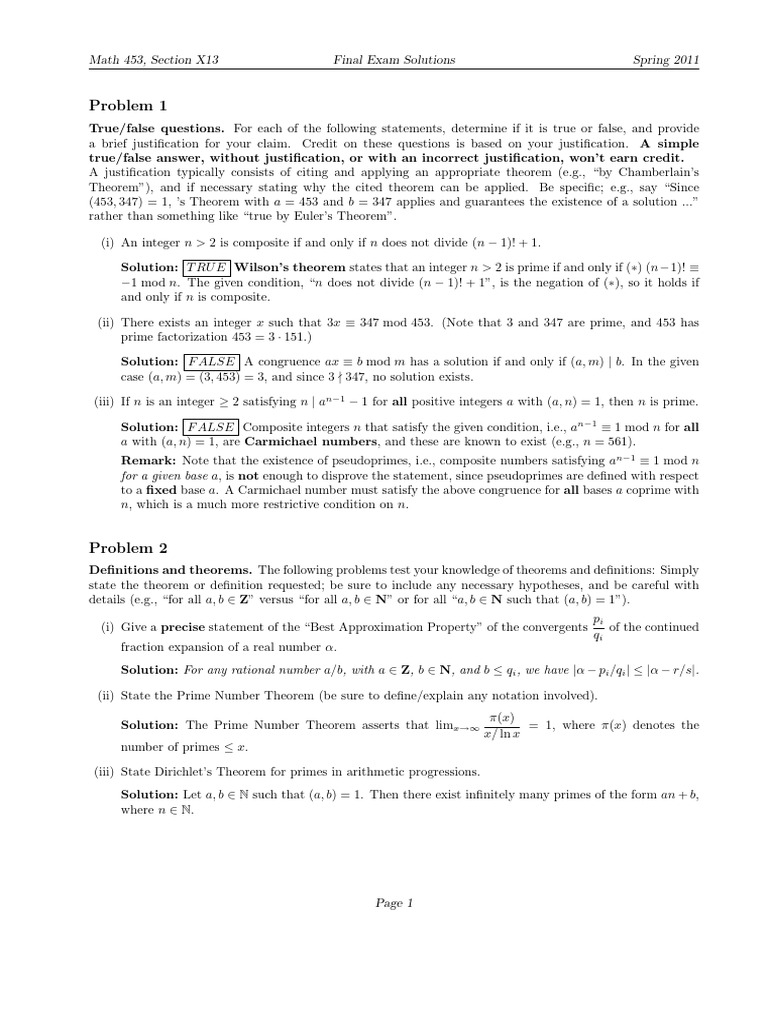 Finalsol | PDF | Prime Number | Numbers