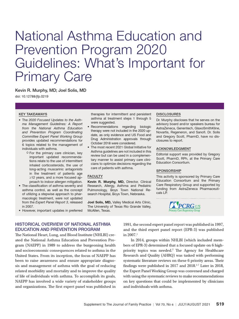 Ht 2021 Asthma Pdf Asthma Clinical Medicine