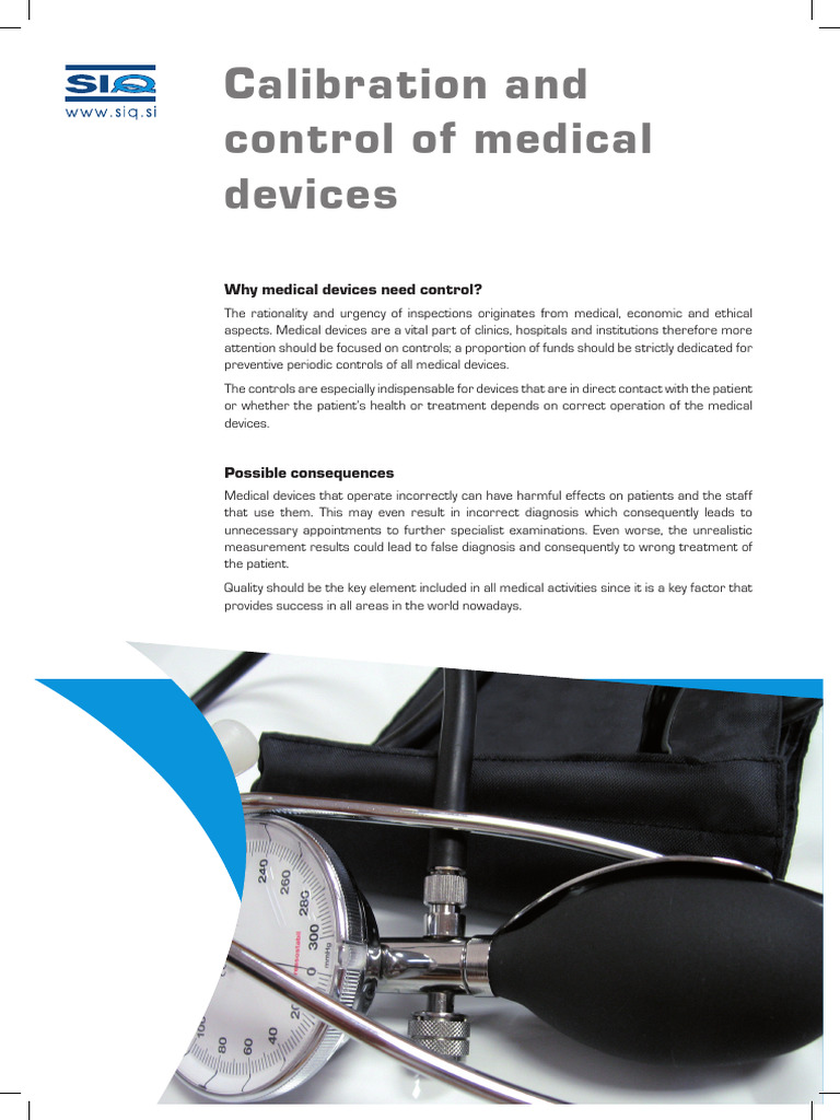 Medical Device Calibration Essentials | PDF | Medical Device | Calibration