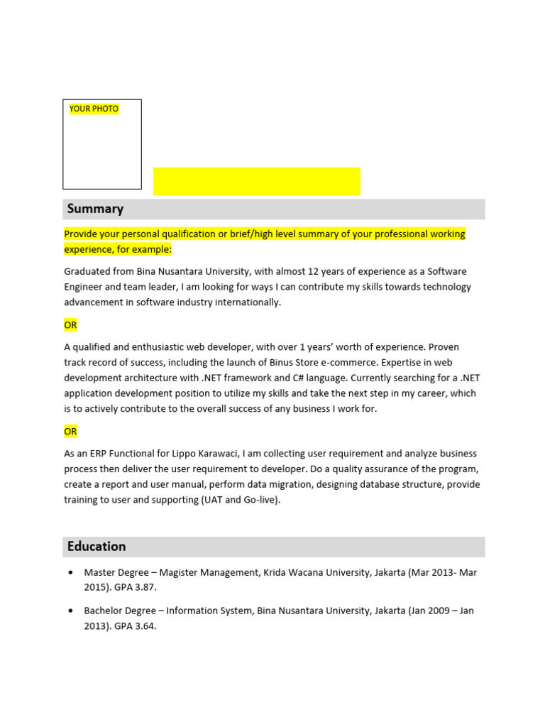 CV Candidate - Template | PDF | Language Integrated Query | Computing