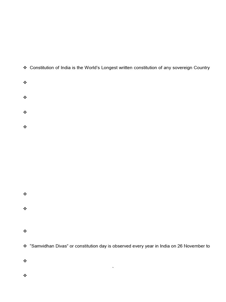 Overview of the Indian Constitution | PDF | Government Of India ...