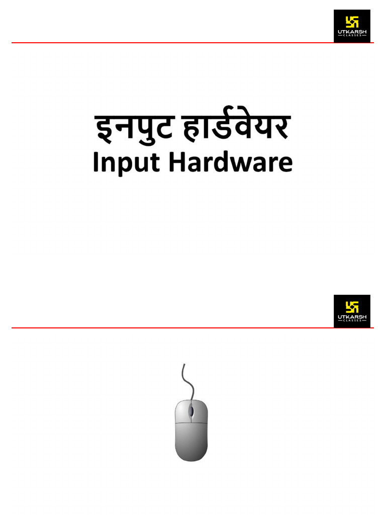 Input Devices Part-2 | PDF