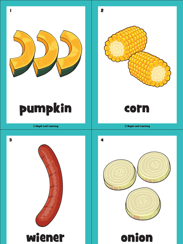 MAPLE Bbq-Song-Flashcards | PDF