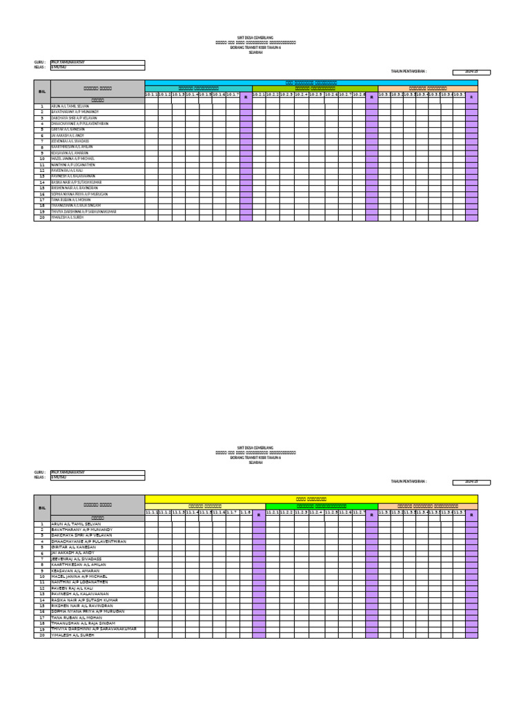 Rekod Transit Sejarah 6 Muthu | PDF