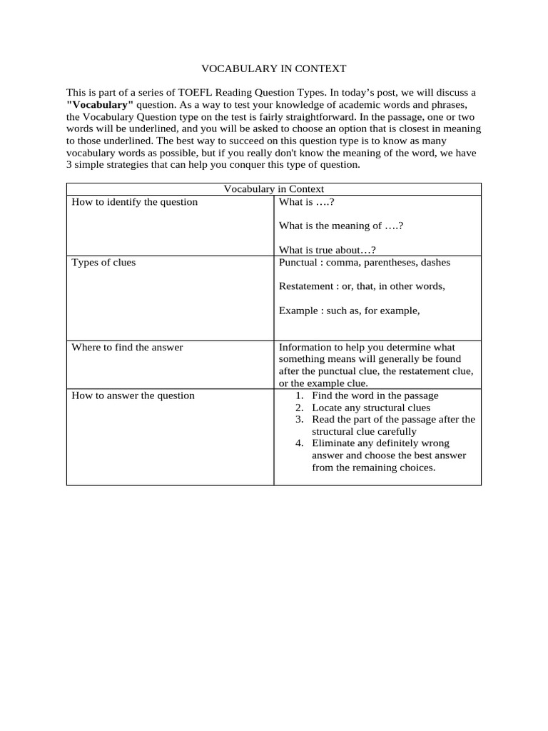Vocabulary in Context | PDF | Coast | Adverb